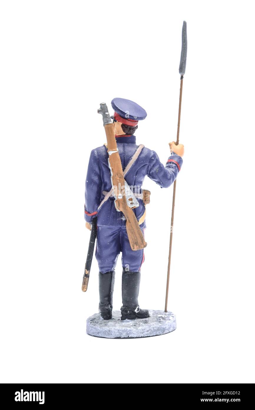 Tin Soldier USSR artillery 1943 isolated on white Stock Photo - Alamy