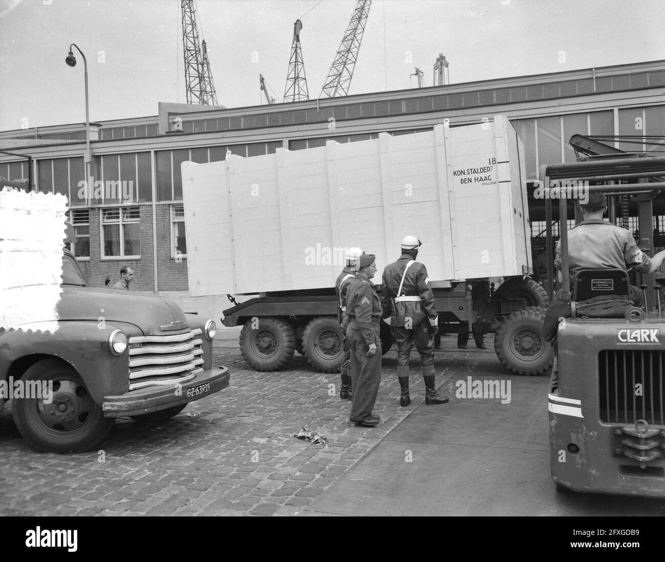 Shipping Creme Caleche by KNSM to Curacao, September 23, 1955, ports ...