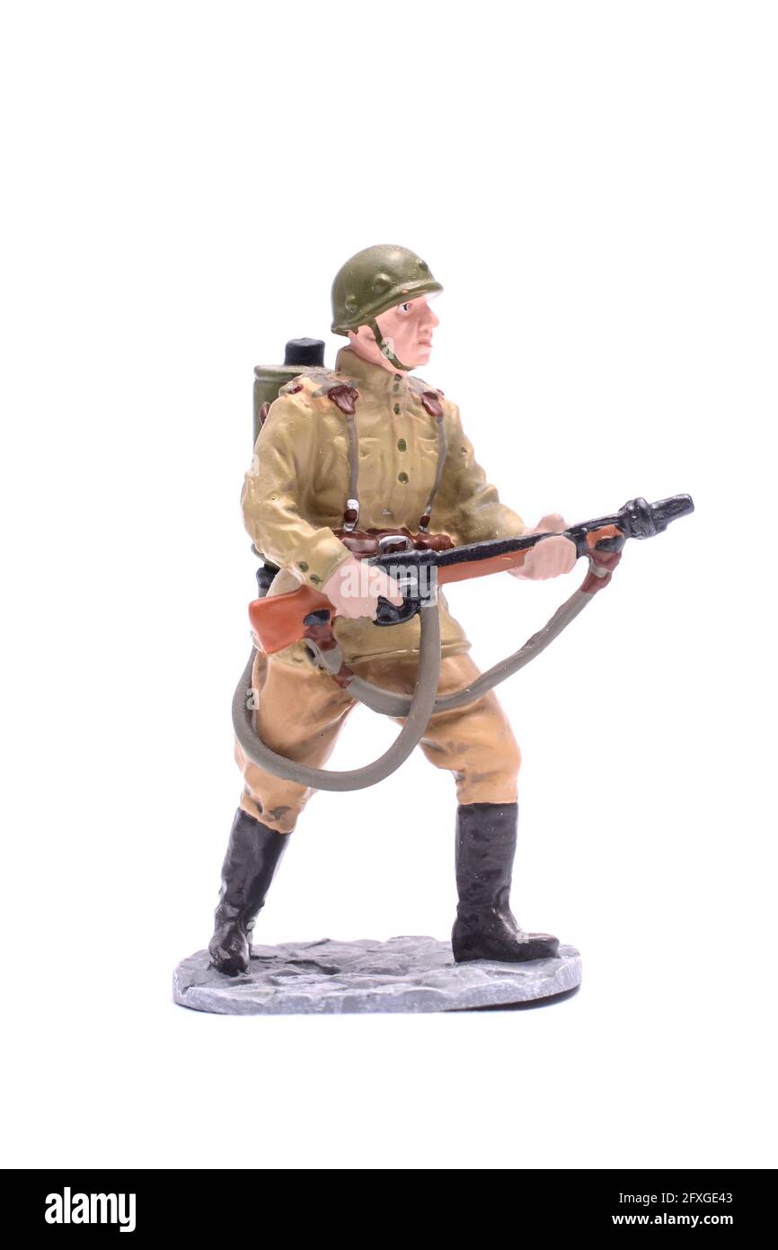 Soviet infantryman Cut Out Stock Images & Pictures - Alamy