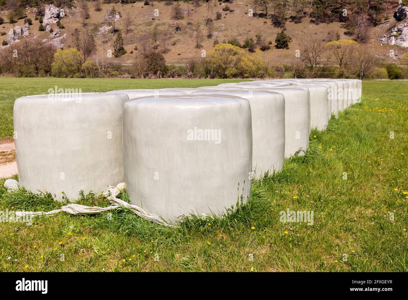 Wrapped bale hi-res stock photography and images - Alamy