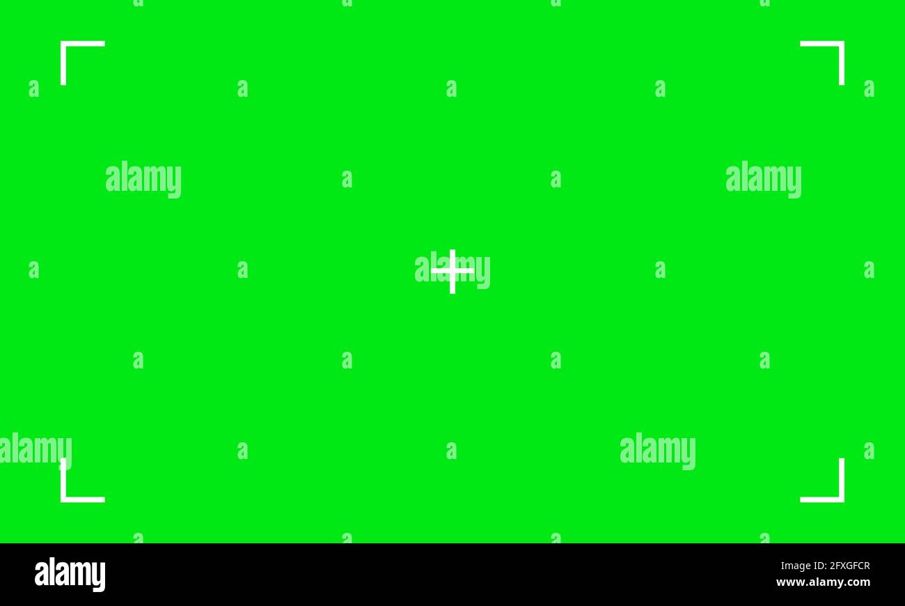 Vector illustration of green screen chroma key background. Blank green ...