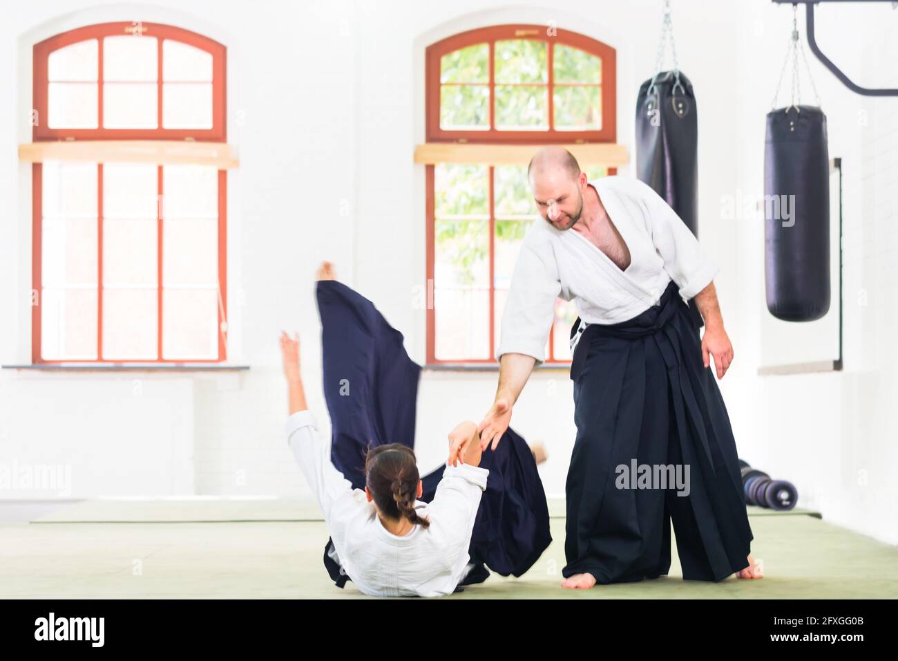 Man woman teacher fighting hi-res stock photography and images - Alamy