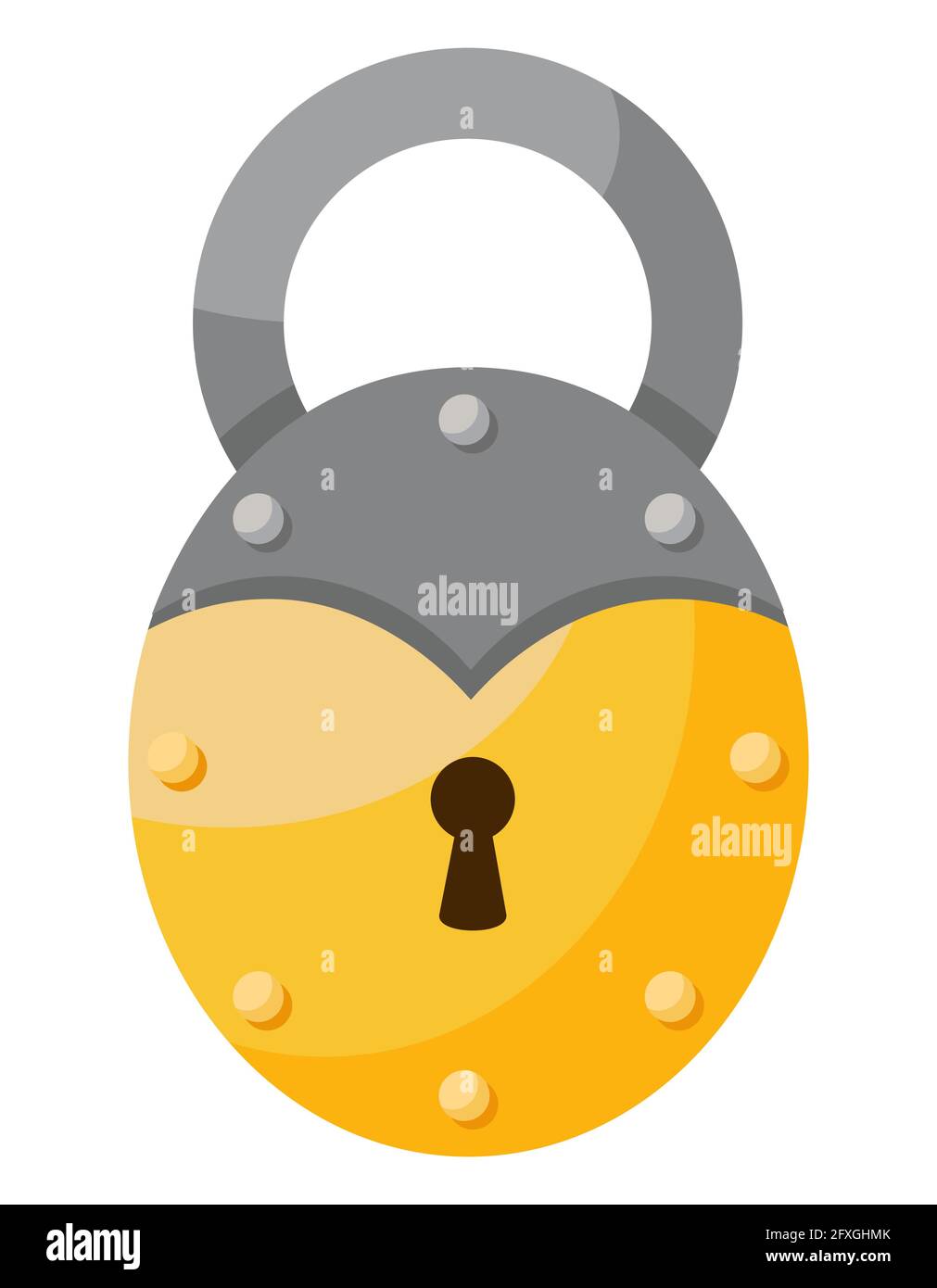Padlock cartoon hi-res stock photography and images - Alamy