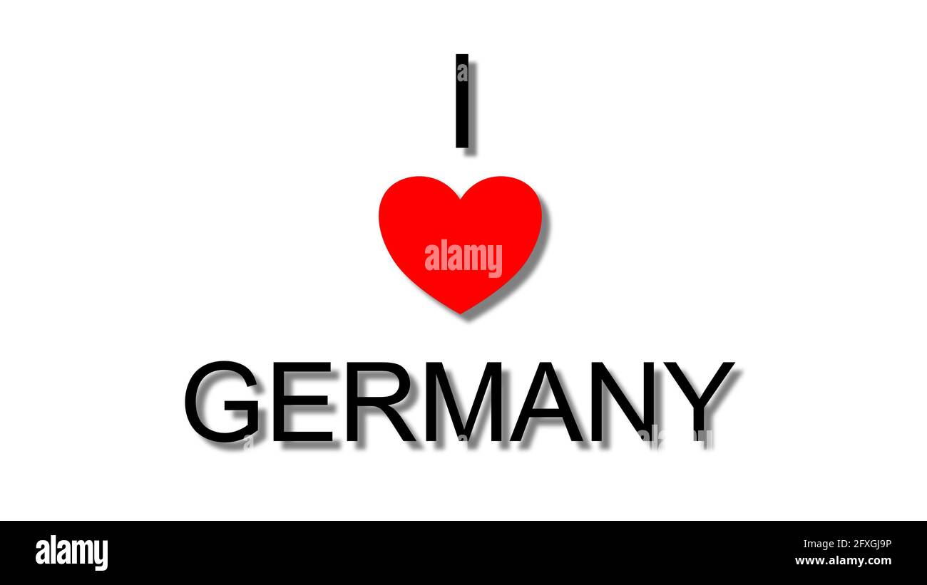 I heart germany hi-res stock photography and images - Alamy