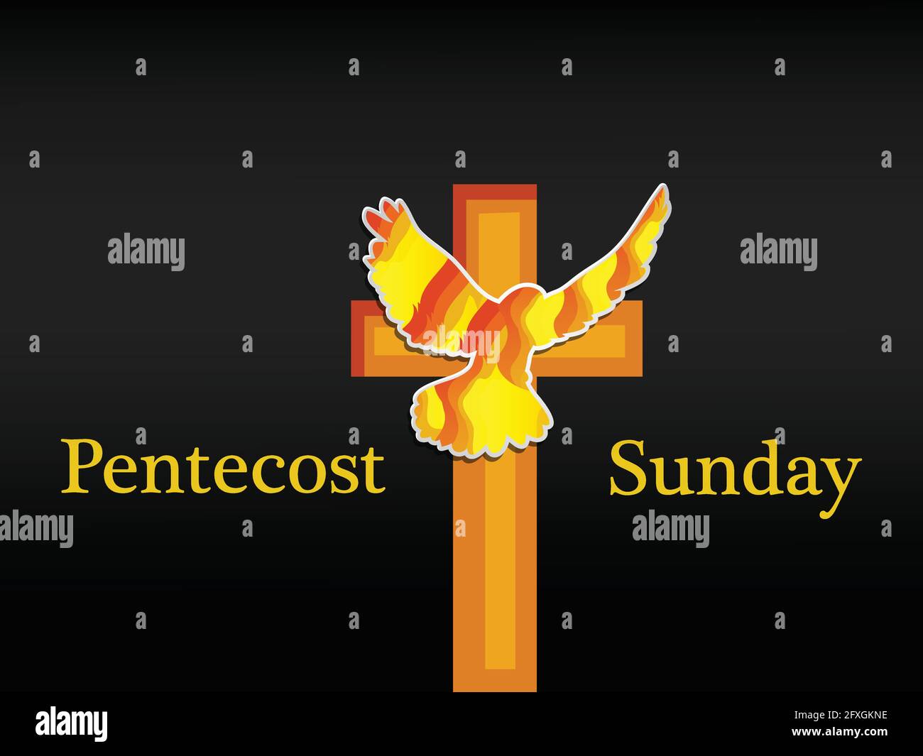 Pentecost vector vectors Stock Vector Images - Alamy
