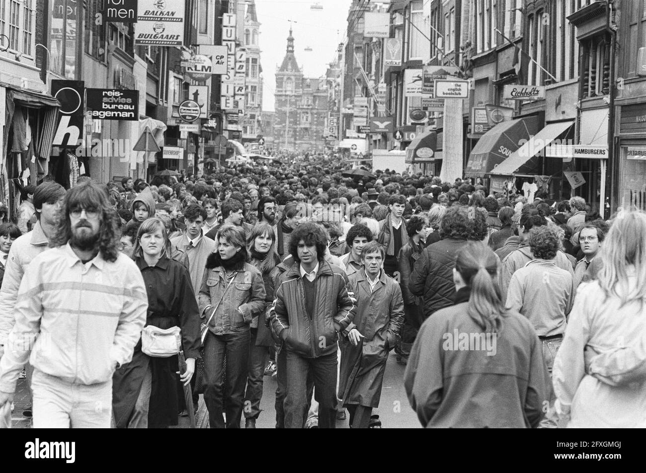 Celebration of Queen's Day in Amsterdam and Marken. Street musicians ...