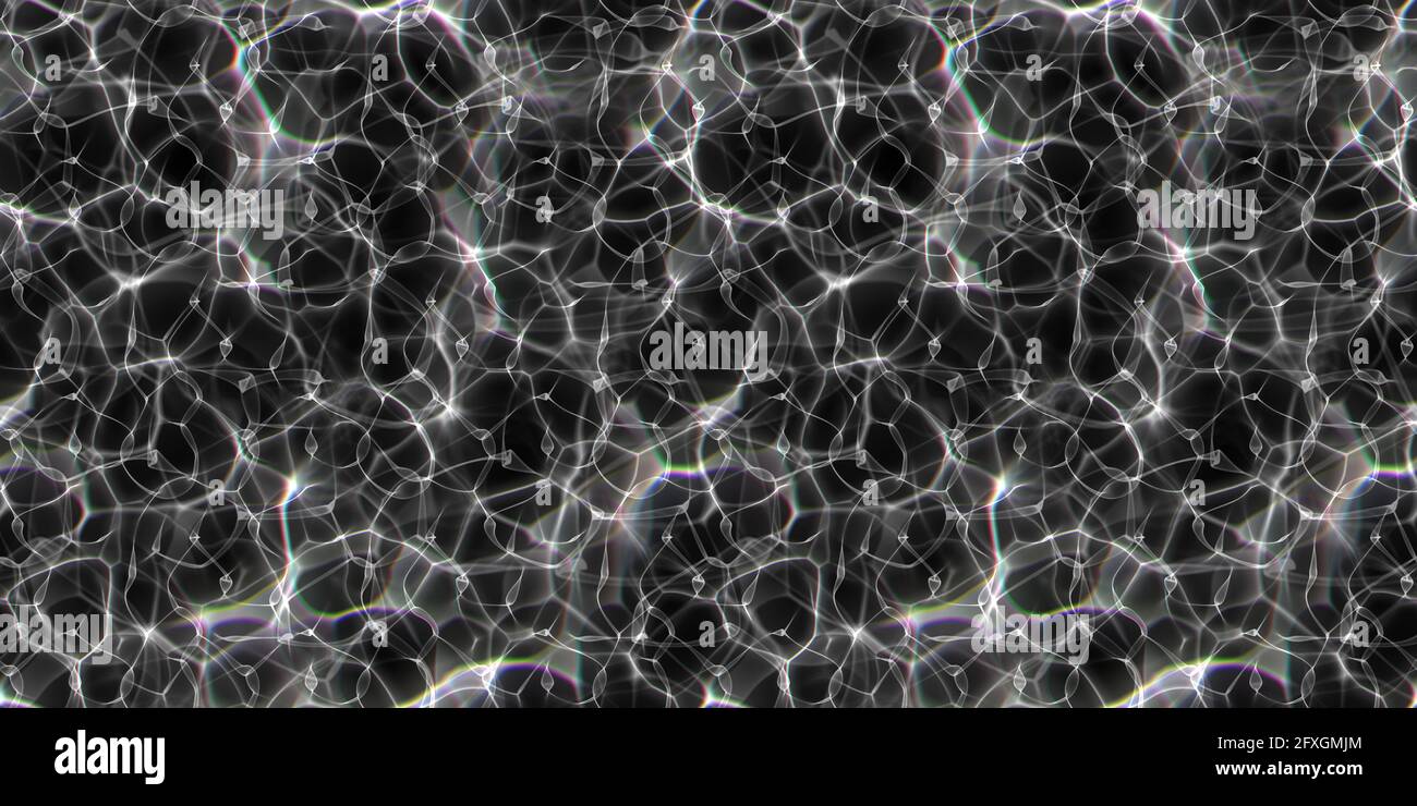 shiny rays reflections in the water . water caustics on black ...