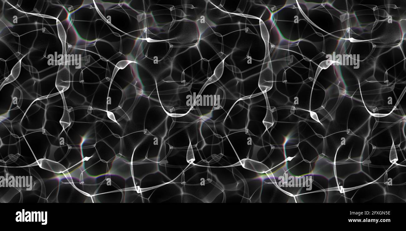 caustics below the water surface. Pool water with shiny rays. Ripple ...