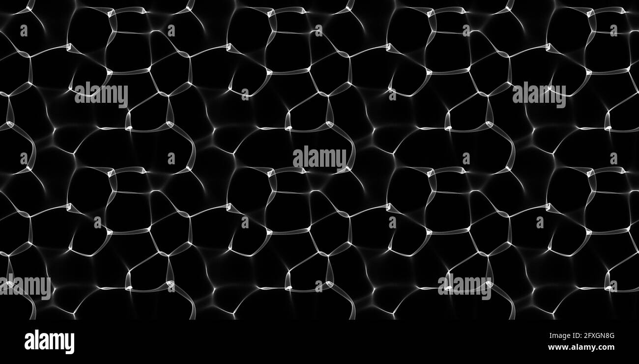 caustics below the water surface. Pool water with shiny rays. Ripple ...