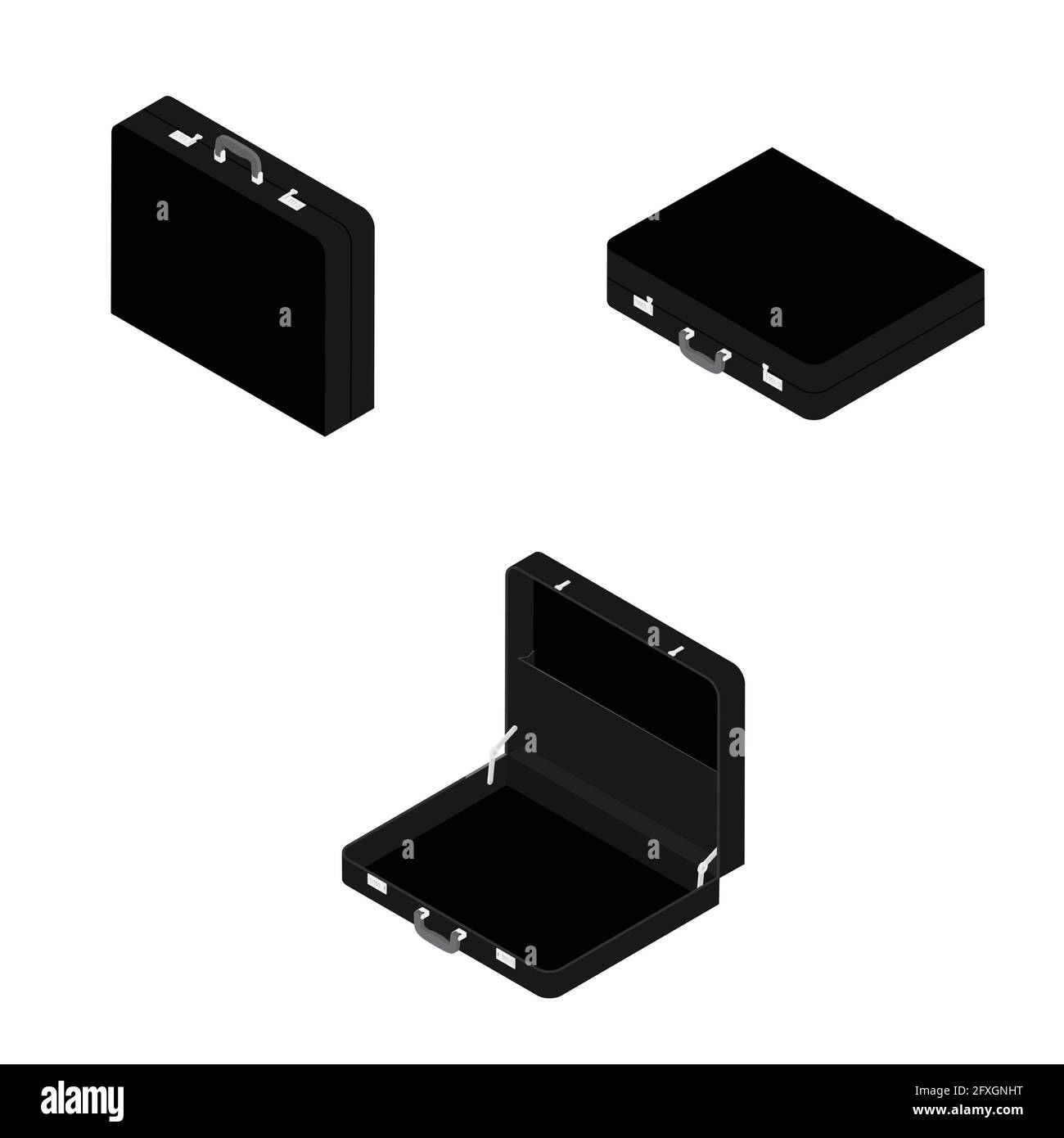 View on closed black Stock Vector Images - Alamy