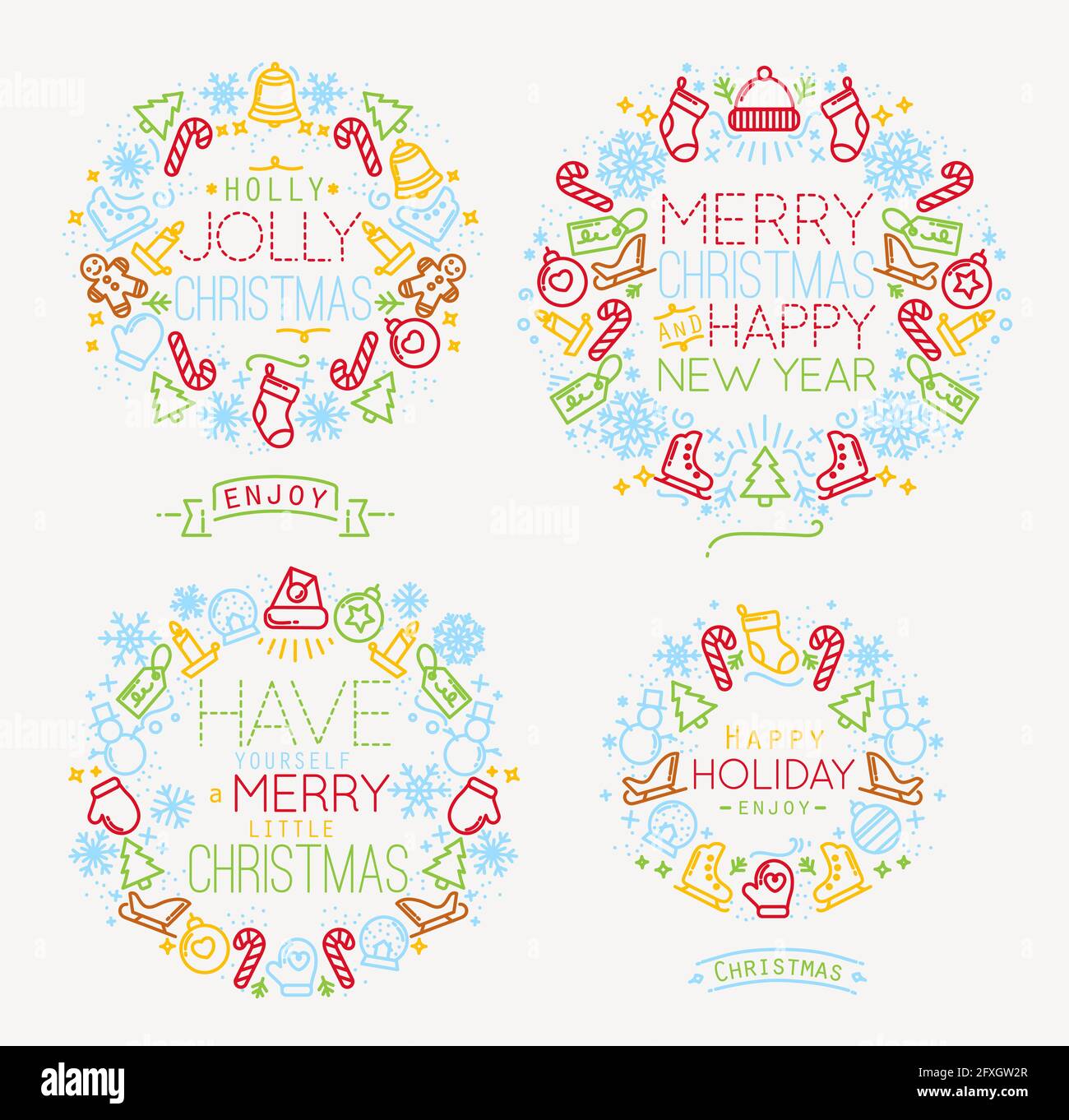 Symbols of winter hi-res stock photography and images - Alamy