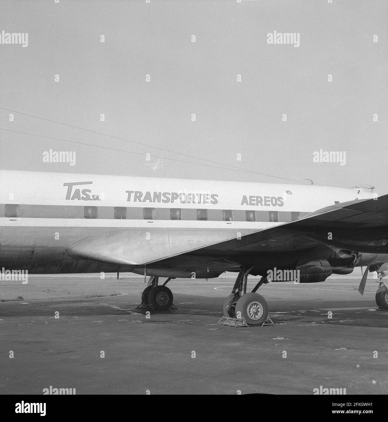 Aircraft on the chain of Spanish firm Tassa, September 20, 1965 ...