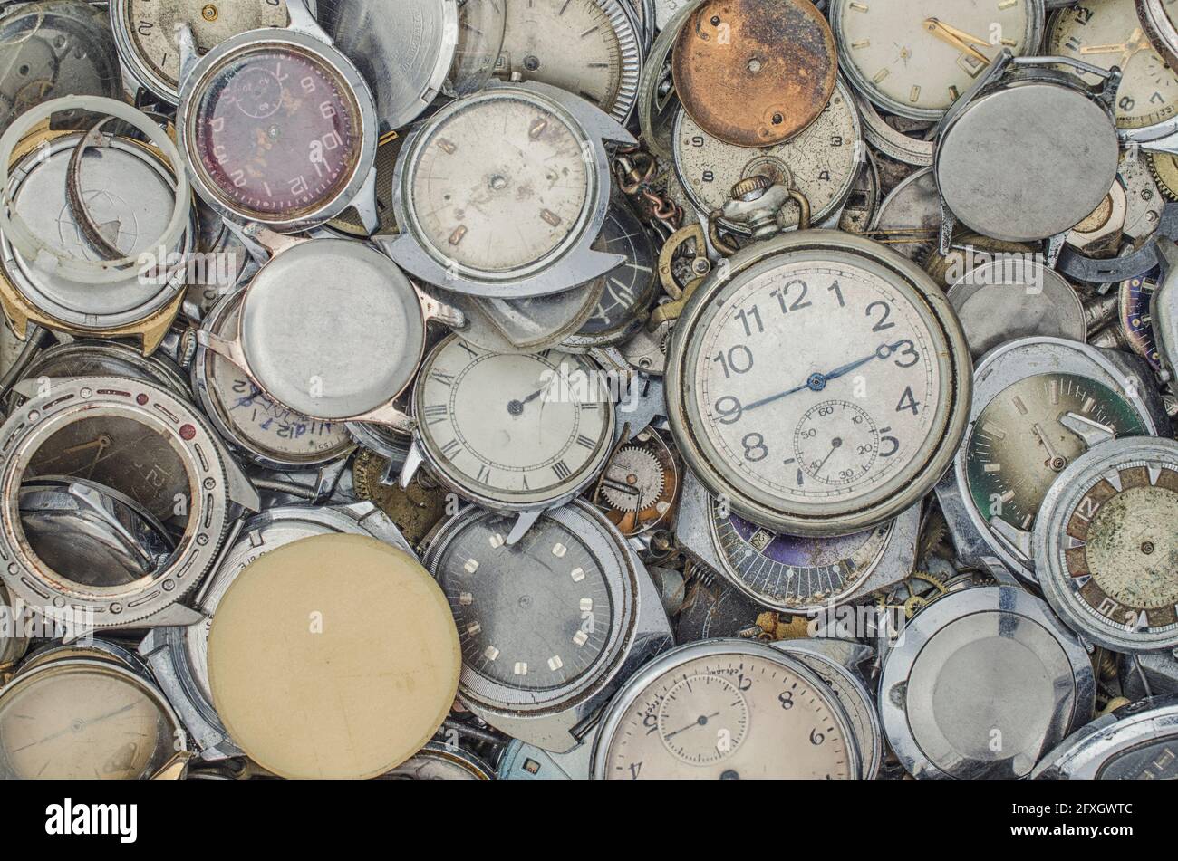 texture of mechanical watches Stock Photo - Alamy