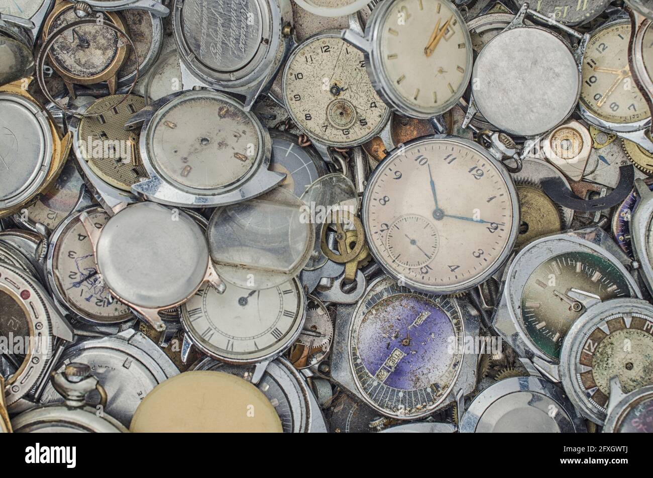 texture of mechanical watches Stock Photo - Alamy