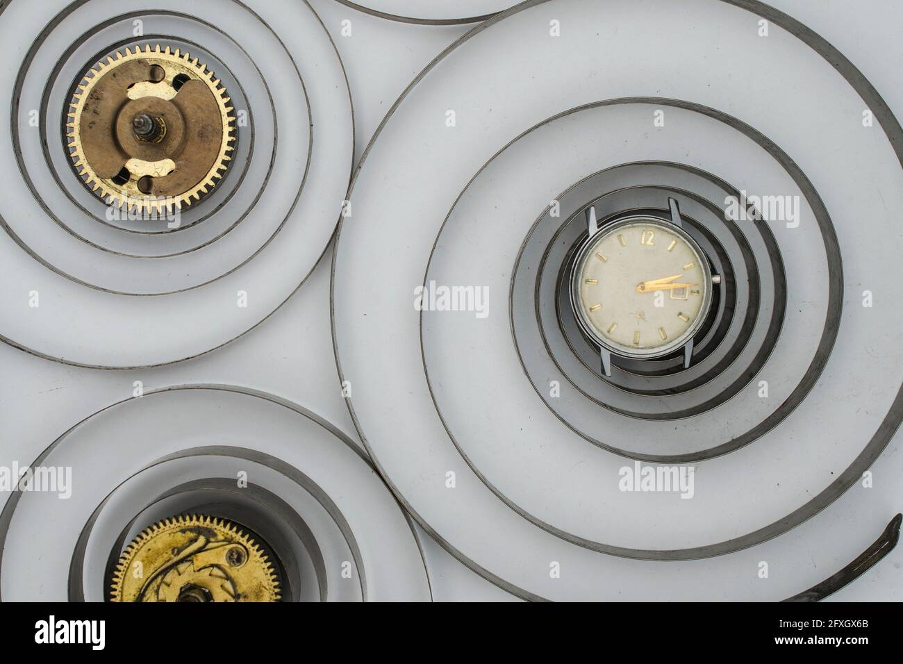 texture of the old watch details Stock Photo - Alamy