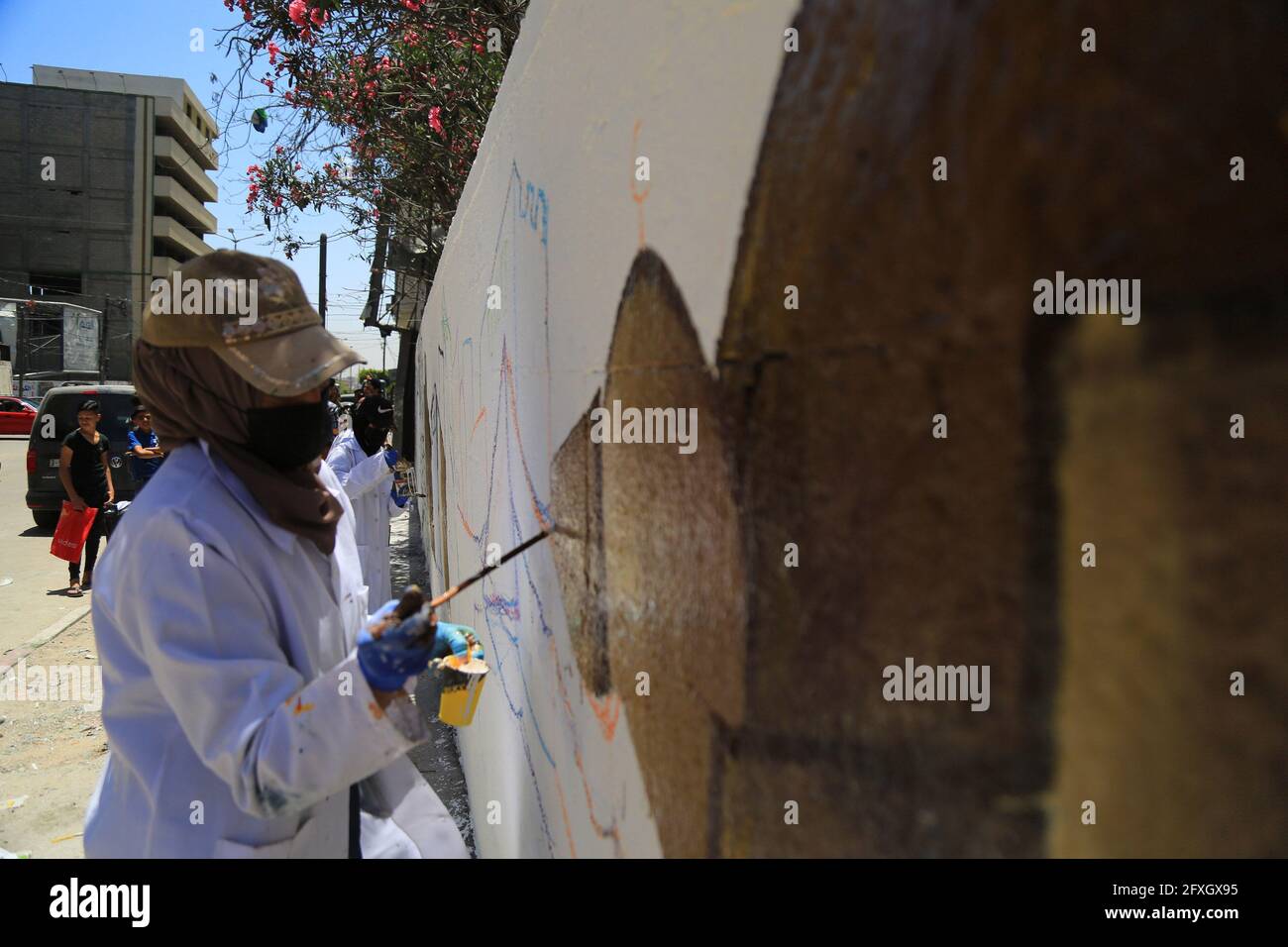 Gaza city, The Gaza Strip, Palestine. 26th May, 2021. Palestinian ...