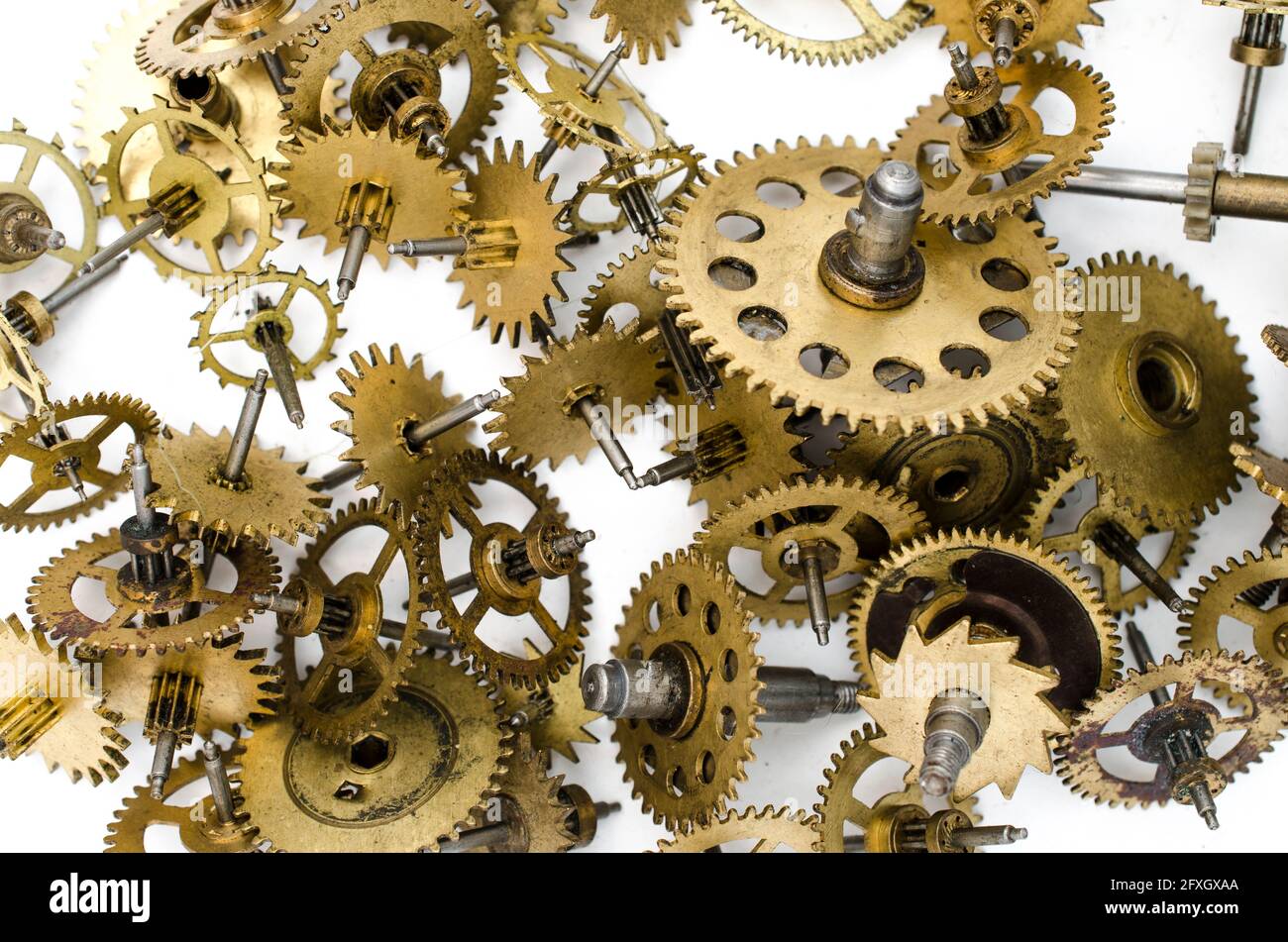 texture of gears mechanical watches Stock Photo - Alamy