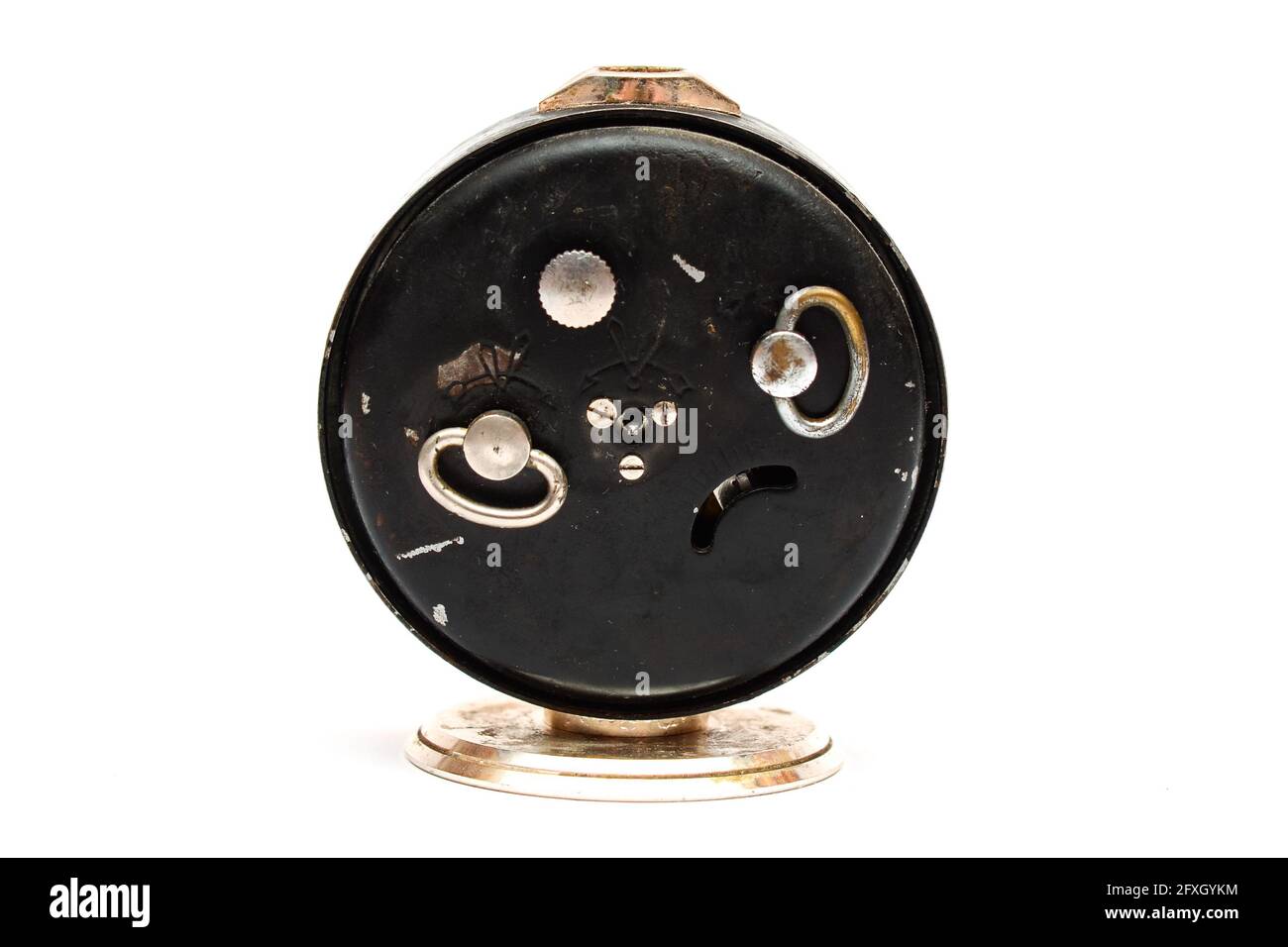 the back side of the mechanical clock Stock Photo - Alamy