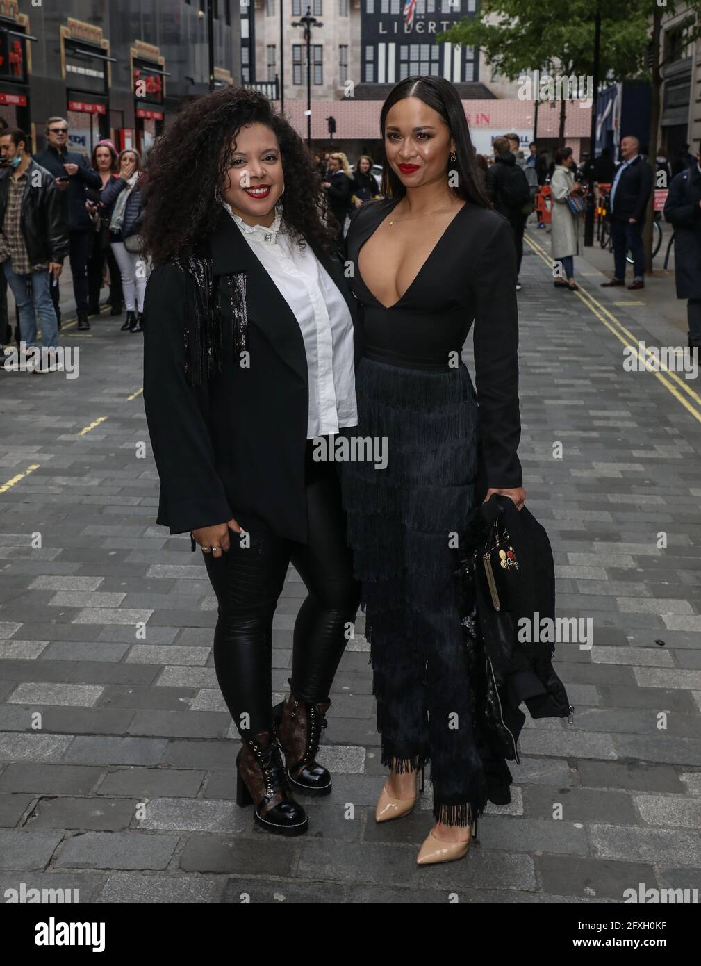 Sasha Latoya and Katya Jones attend the 'Here Come The Boys' press ...