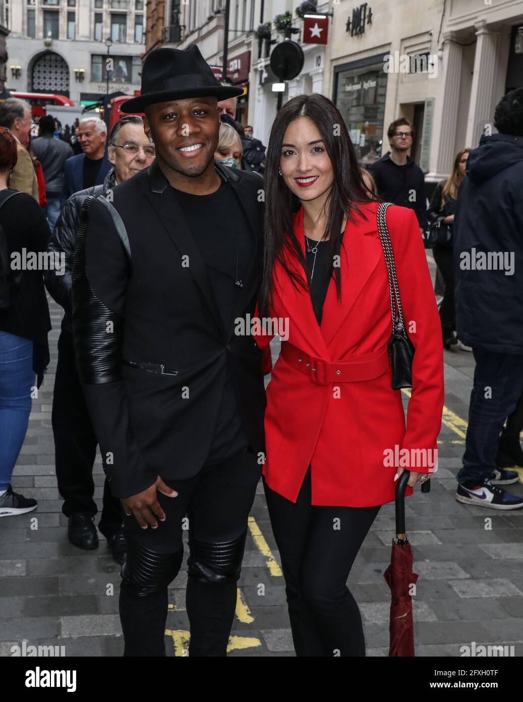 Marlon "Swoosh" Wallen of the Flawless dance group seen attending the ...