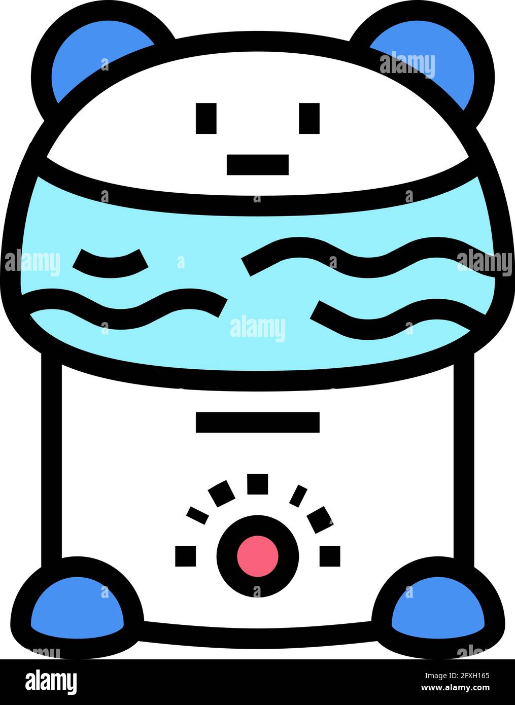 humidifier device baby color icon vector illustration Stock Vector ...