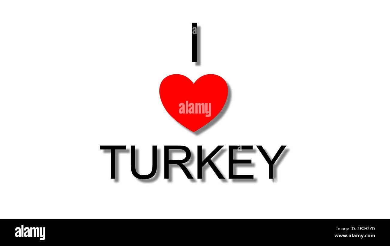 Love message turkey hi-res stock photography and images - Alamy