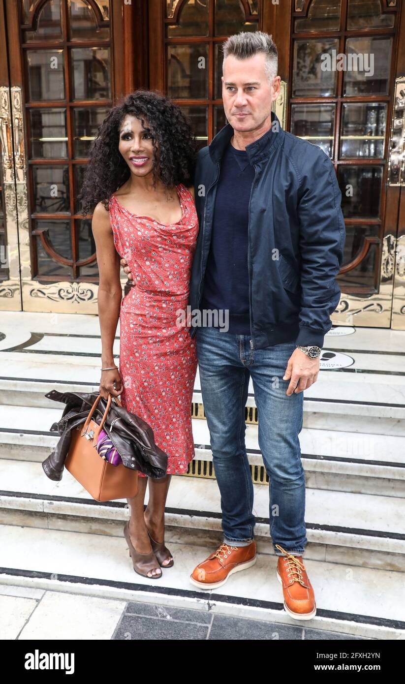London, UK. 26th May, 2021. Sinitta and Tim Vincent attend the Here ...