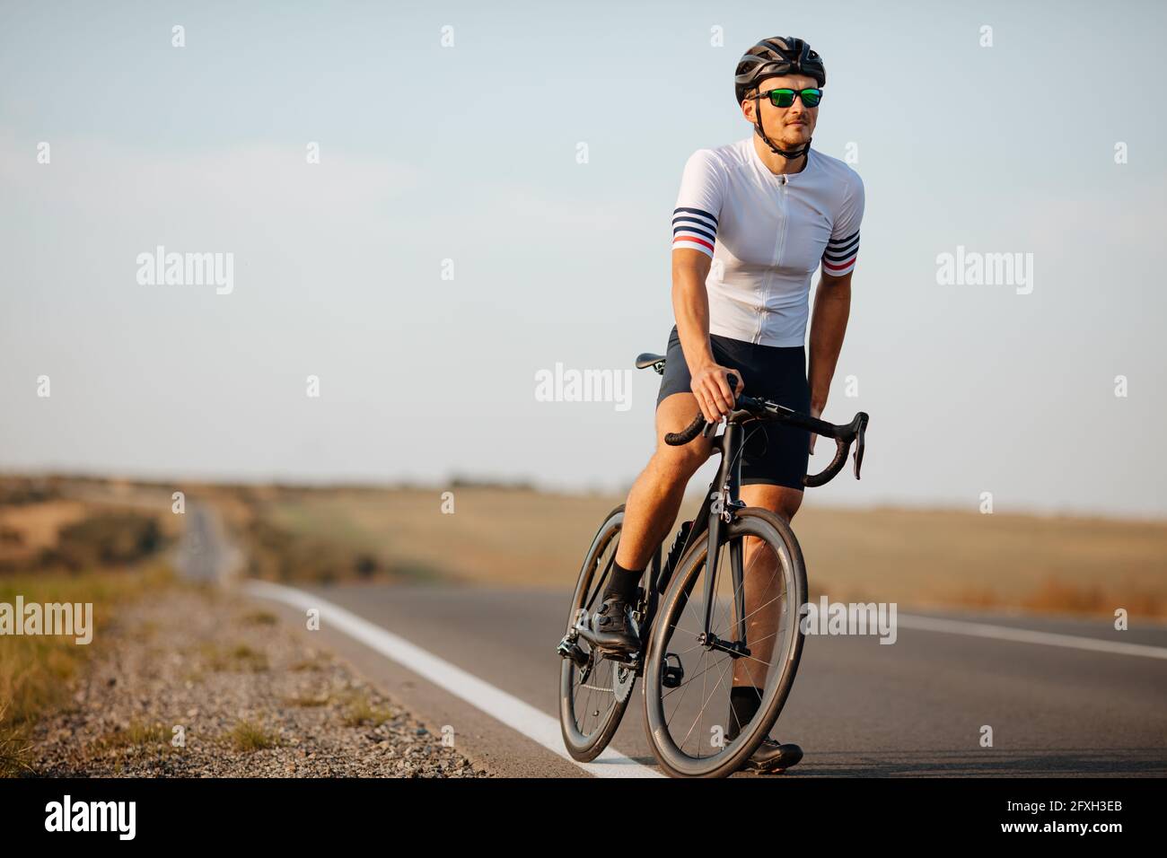 Black male standing bike hi-res stock photography and images - Alamy