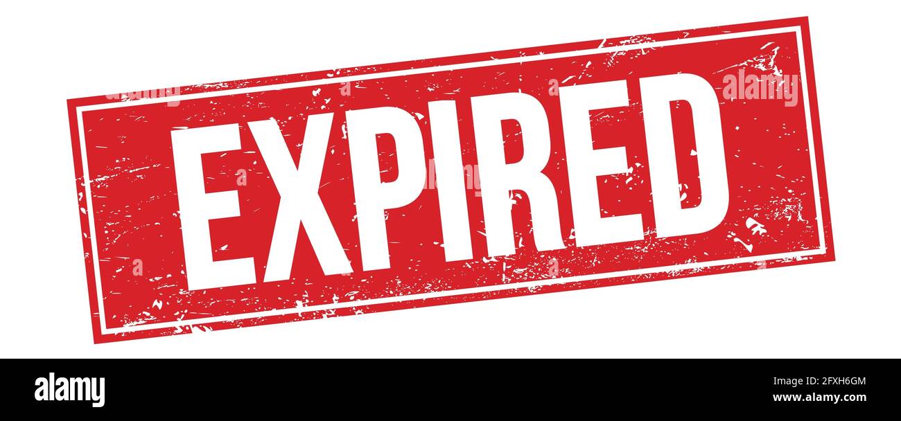 Expired rubber stamp red hi-res stock photography and images - Alamy