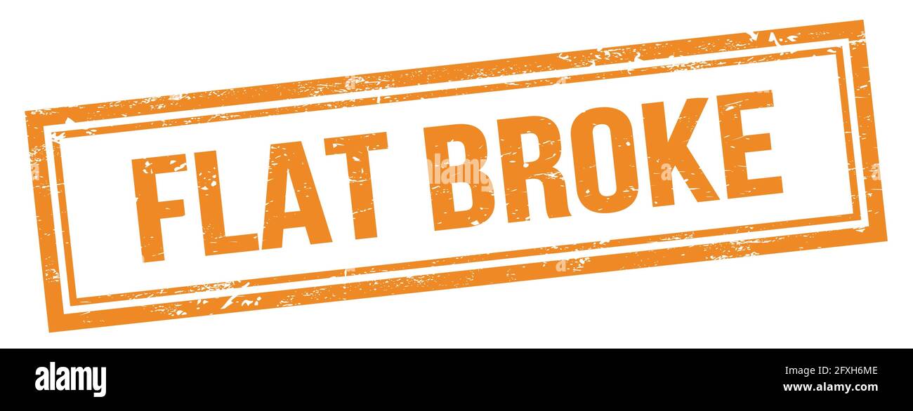 Flat broke stamp hi-res stock photography and images - Alamy