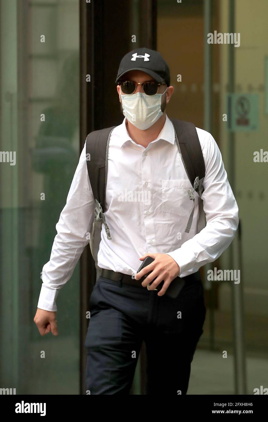 Pc Jamie Lewis arrives at Westminster Magistrates' Court, London, where ...