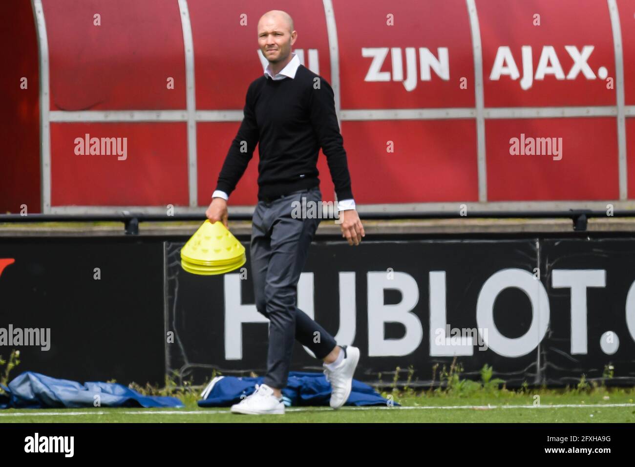 AMSTERDAM, NETHERLANDS - MAY 23: trainer / coach Danny Schenkel of Ajax ...