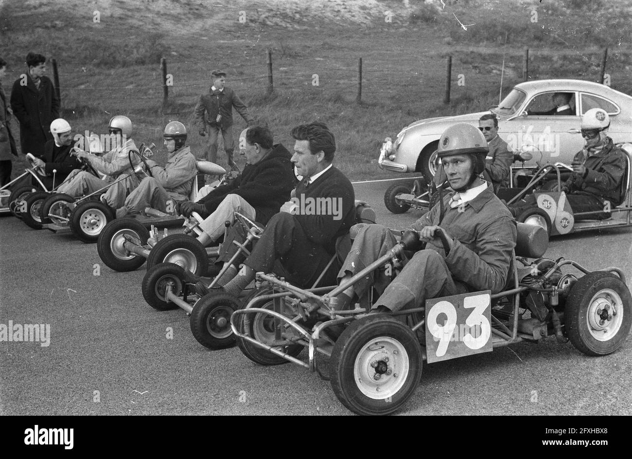 For the first time in the Netherlands go-kart races on the circuit of ...