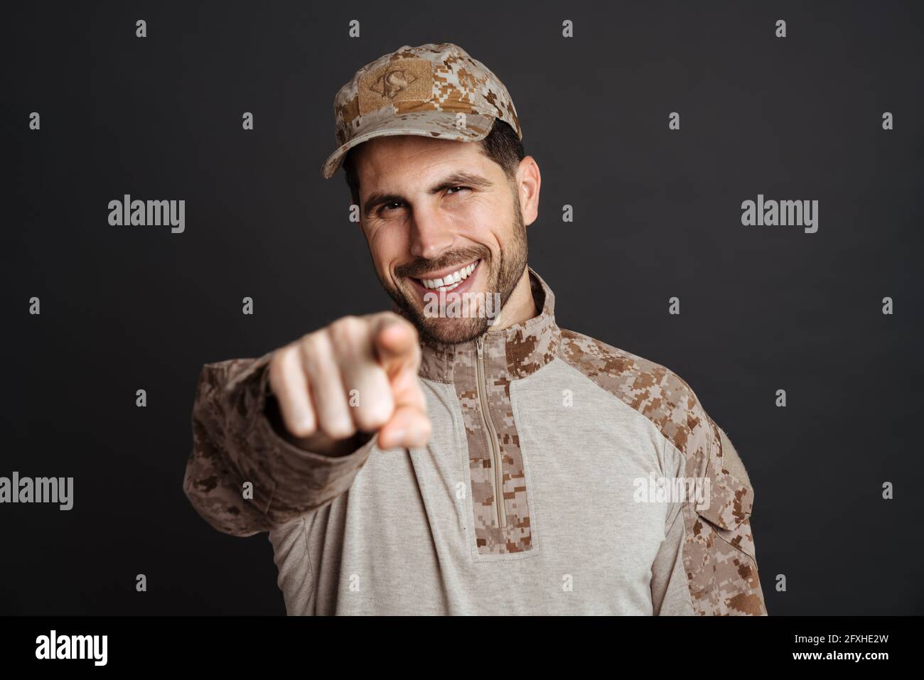 Soldier pointing finger hi-res stock photography and images - Alamy