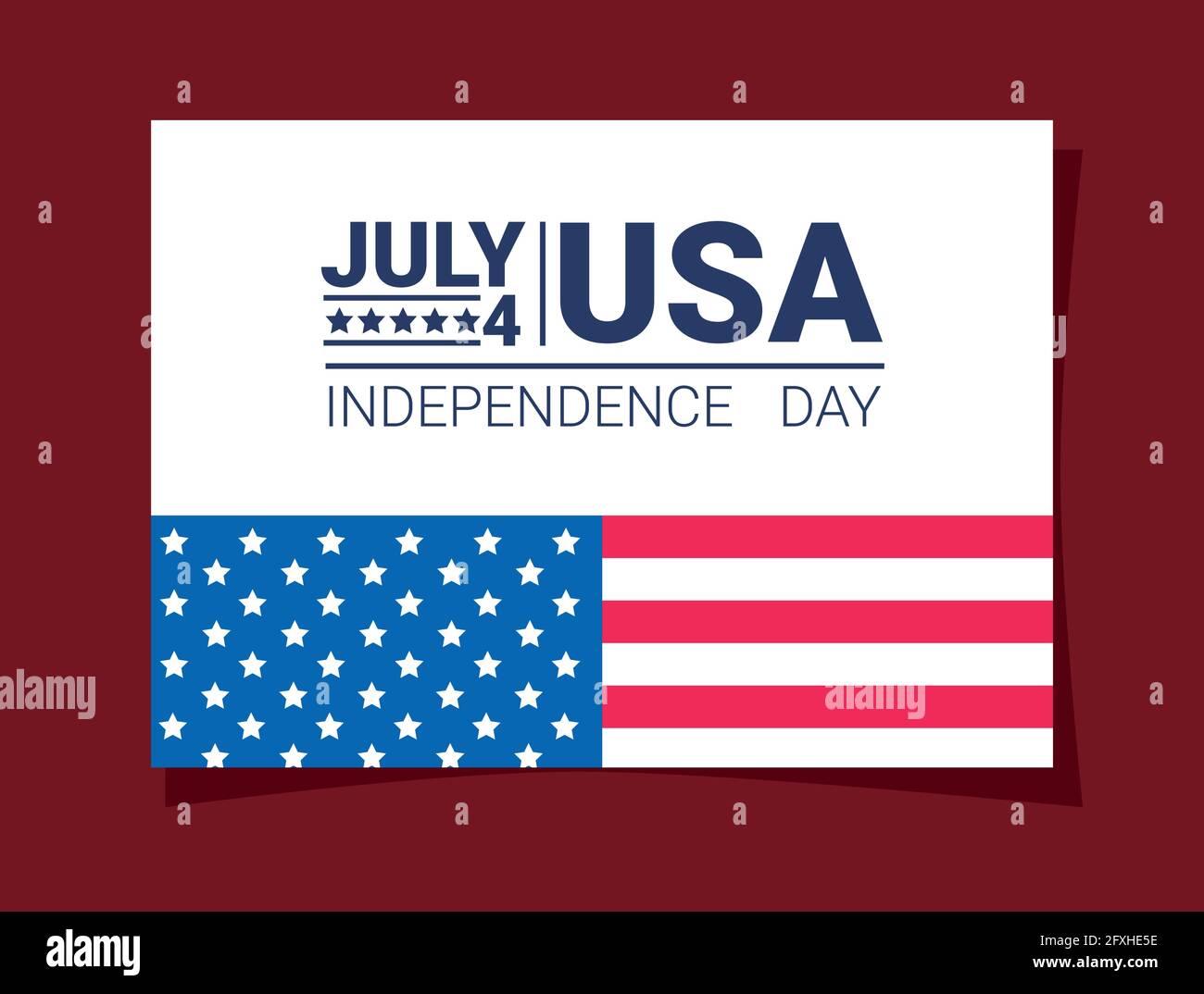 4th july day poster Stock Vector Image & Art - Alamy