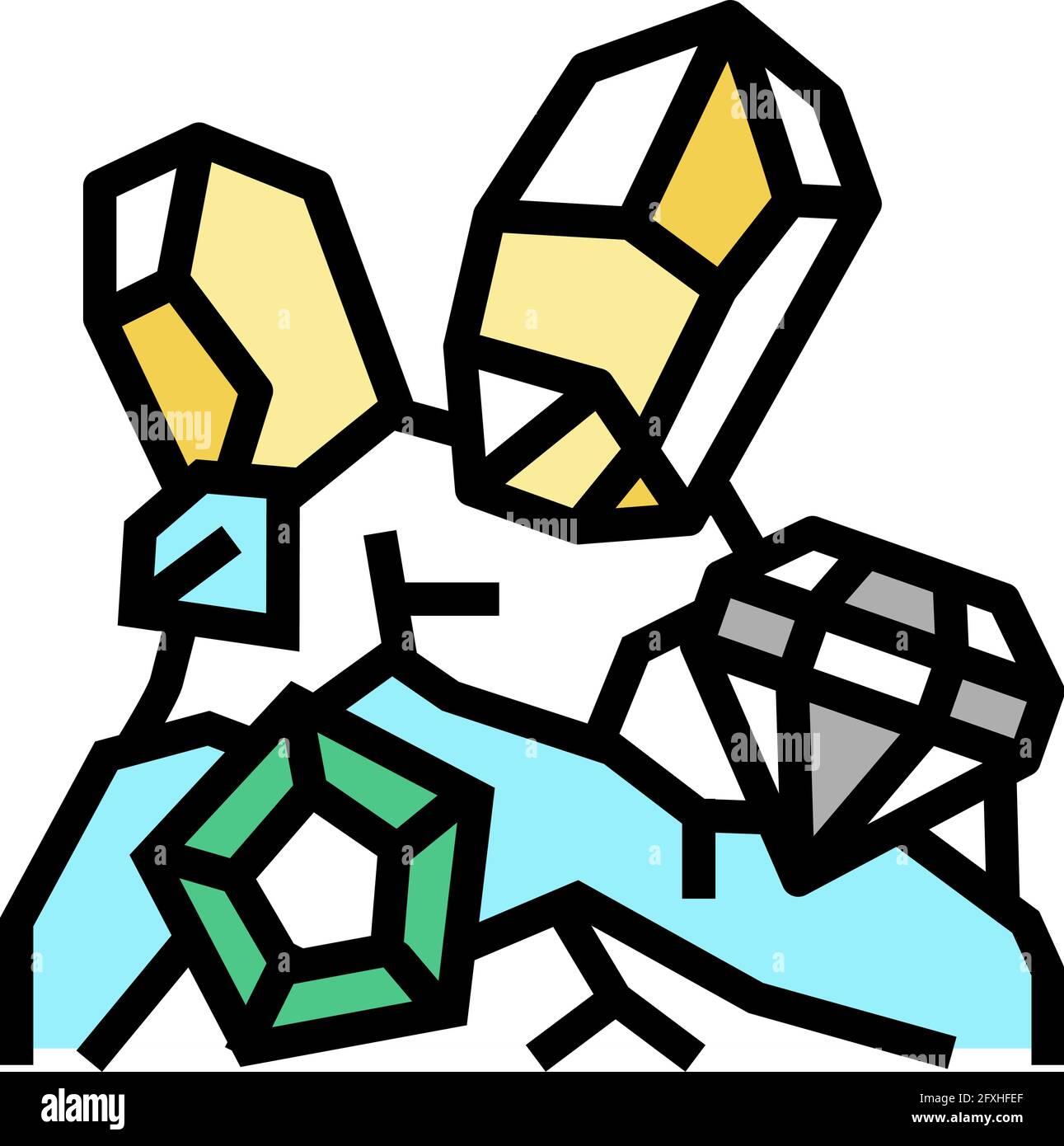 strategy game treasure color icon vector illustration Stock Vector ...