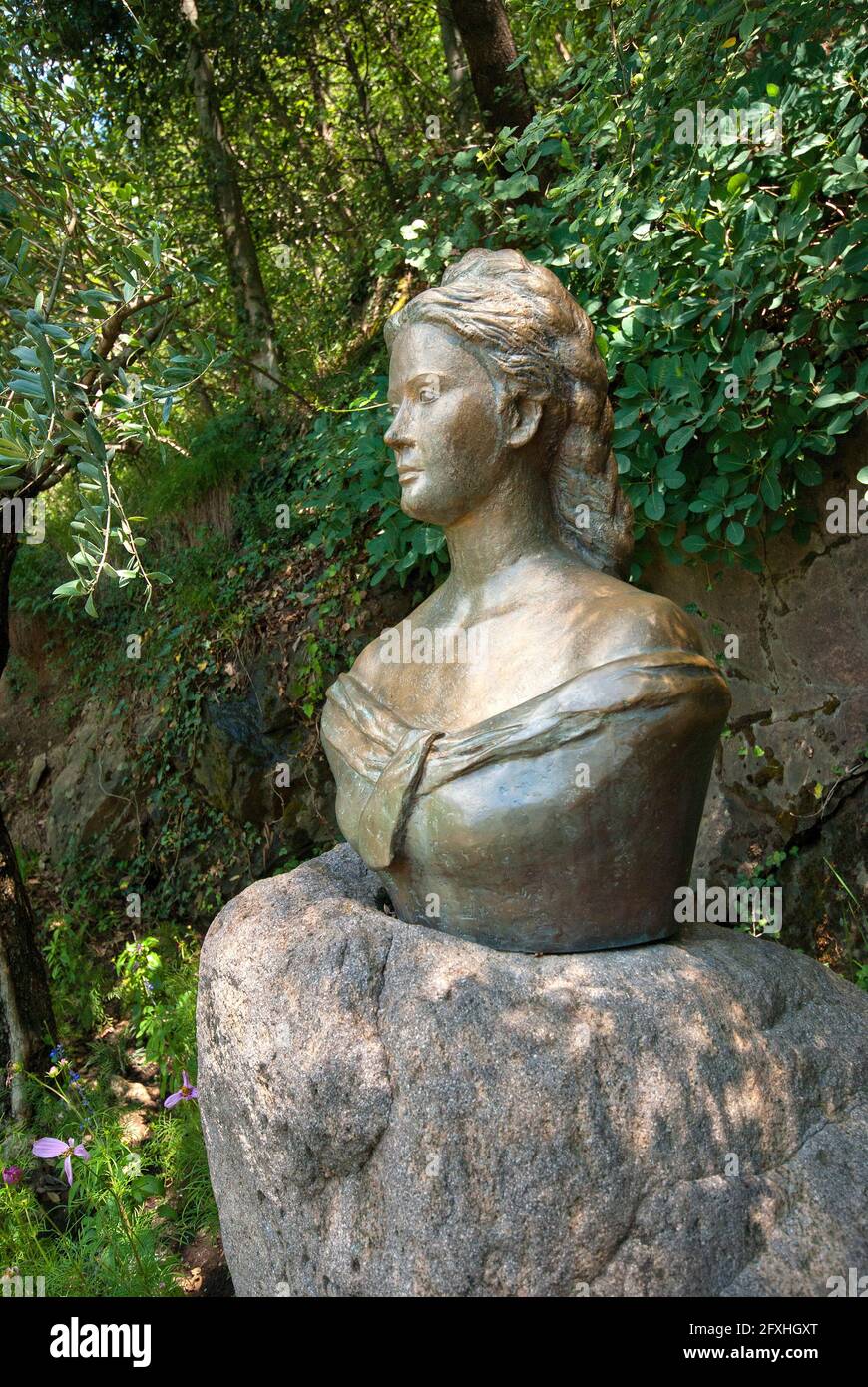 Statue of Elisabeth of Bavaria empress of Austria (called Sissi ...