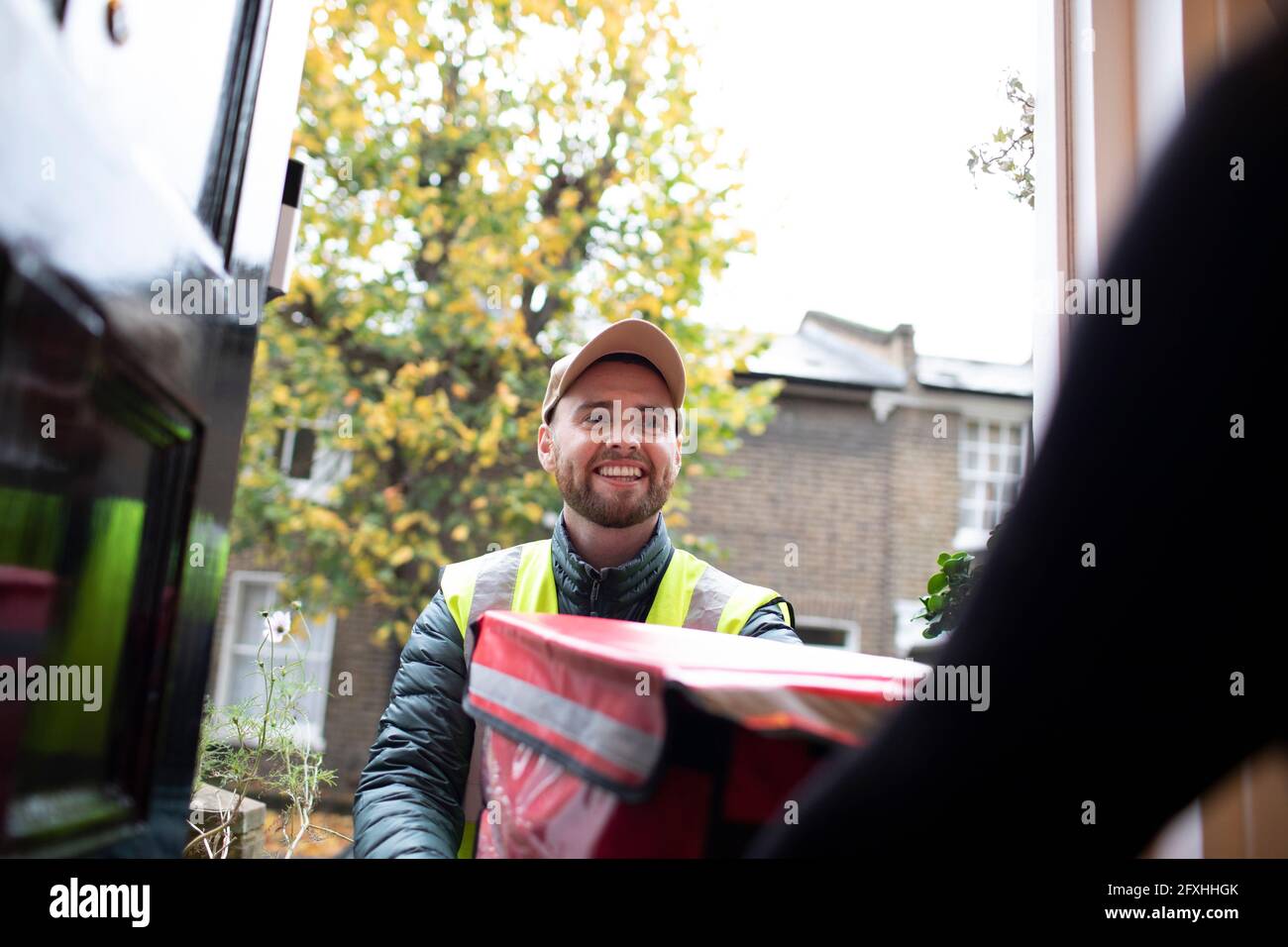 Delivering dinner hi-res stock photography and images - Alamy