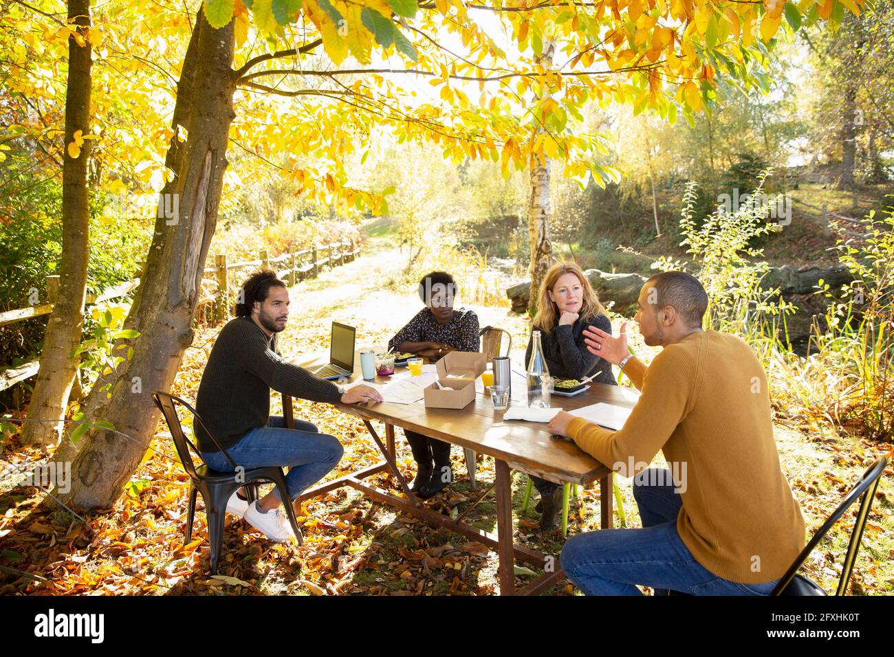 People eating table black and white hi-res stock photography and images ...