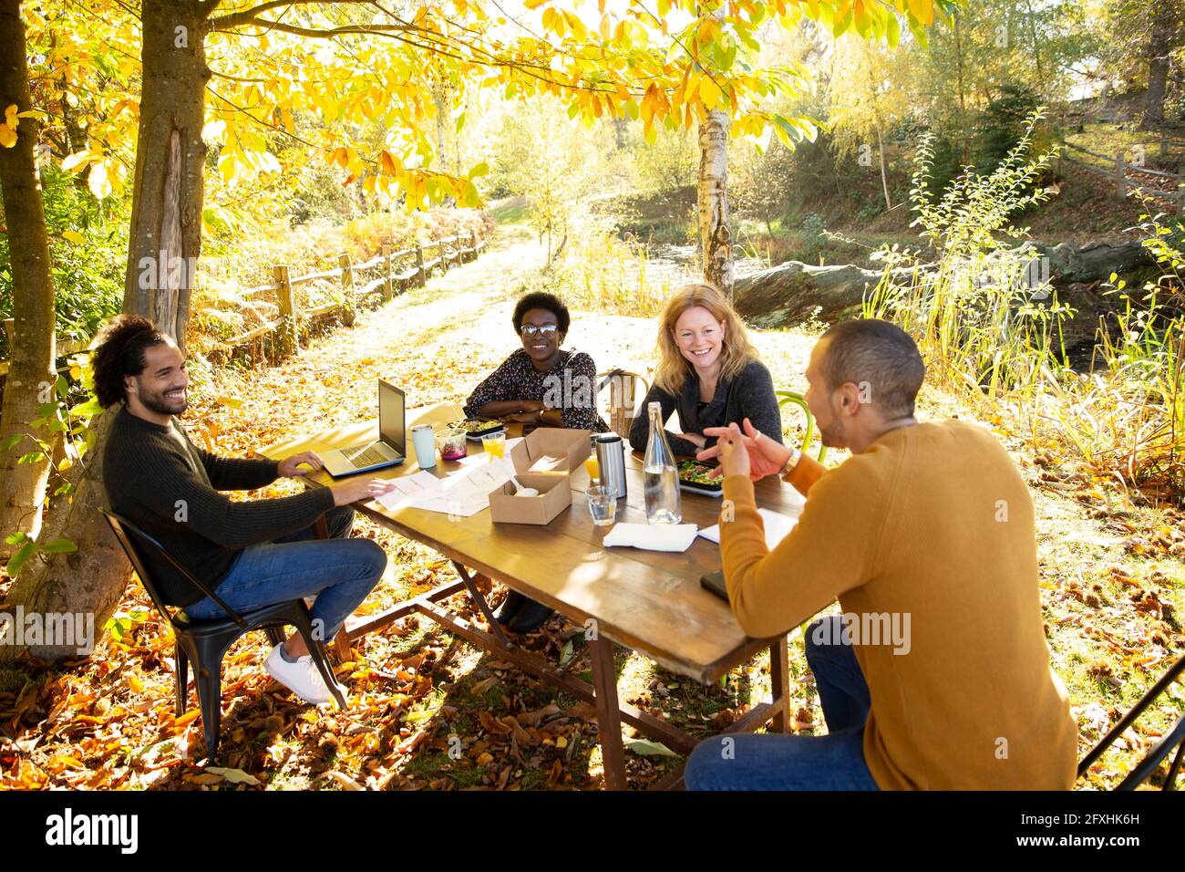 People eating table black and white hi-res stock photography and images ...