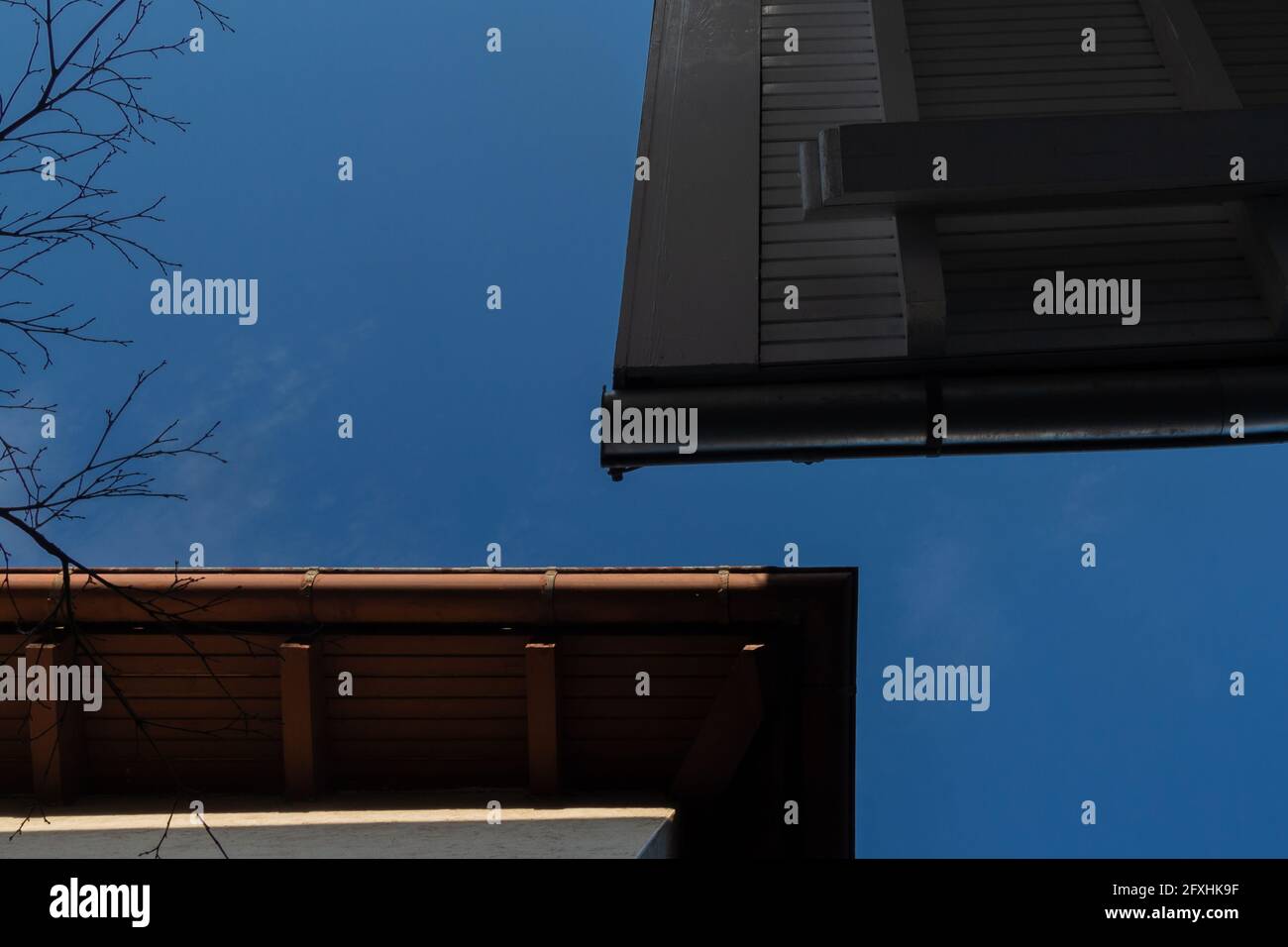 Corner gutter hi-res stock photography and images - Alamy