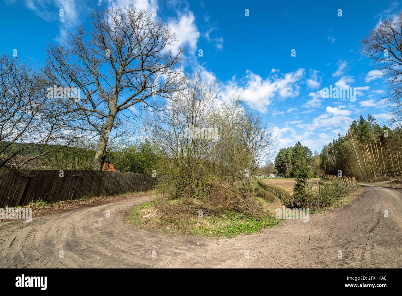 Country roads board hi-res stock photography and images - Alamy