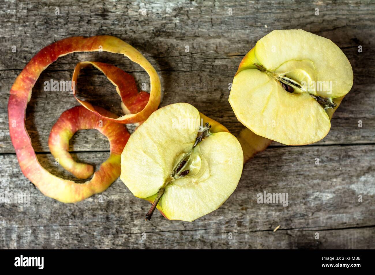 Apple Halves High Resolution Stock Photography and Images - Alamy