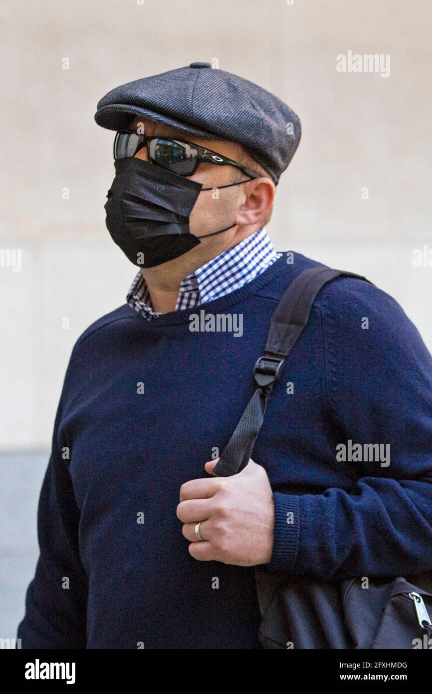 Police officer Deniz Jaffer arrived at court on the 27th of May 2021 ...