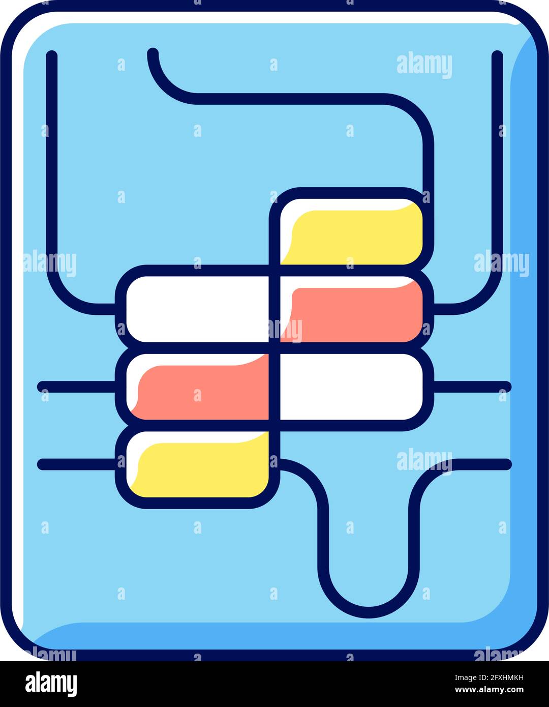 Circuit breaker panel RGB color icon Stock Vector Image & Art - Alamy