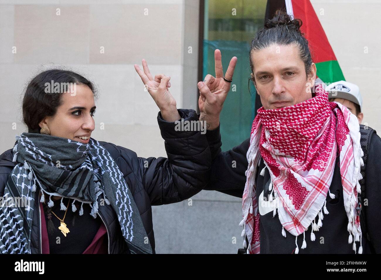 Pro Palestine activist Richard Barnard, 48 arrives at Westminster ...