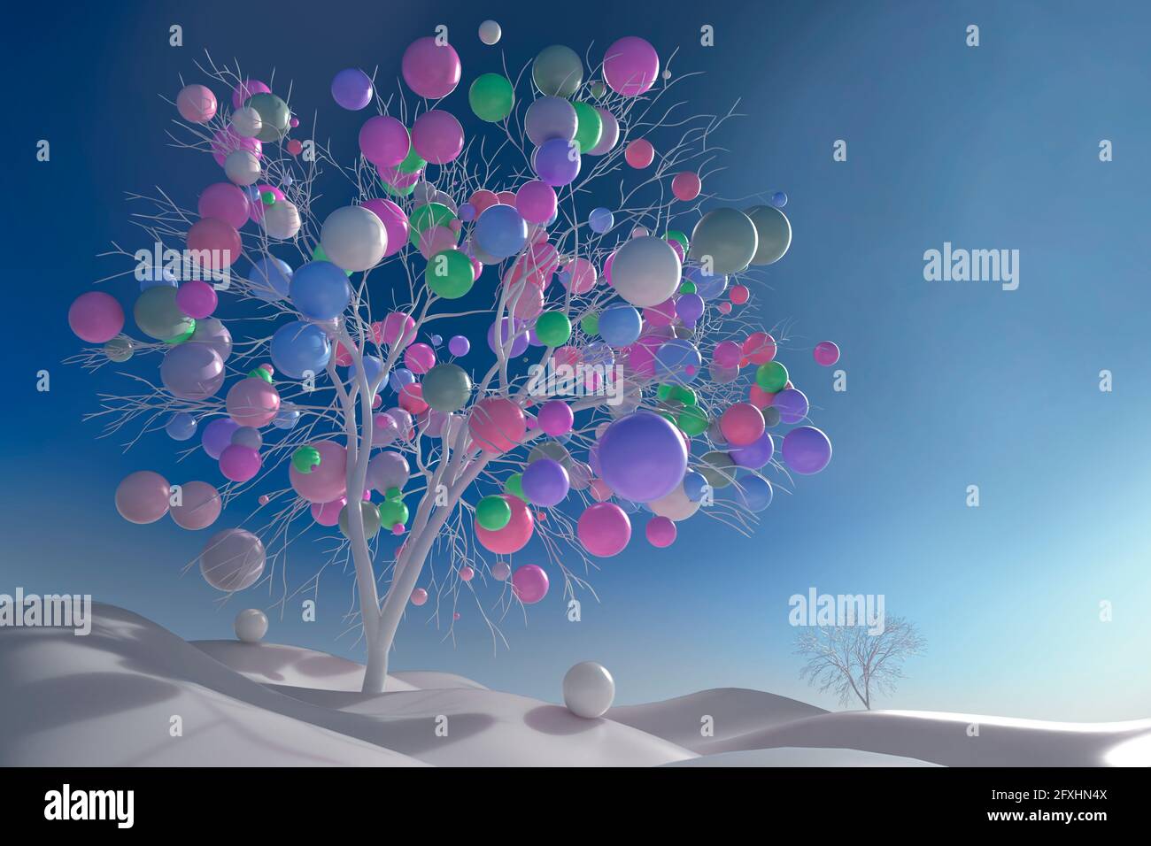 Tree growing at an angle hi-res stock photography and images - Alamy
