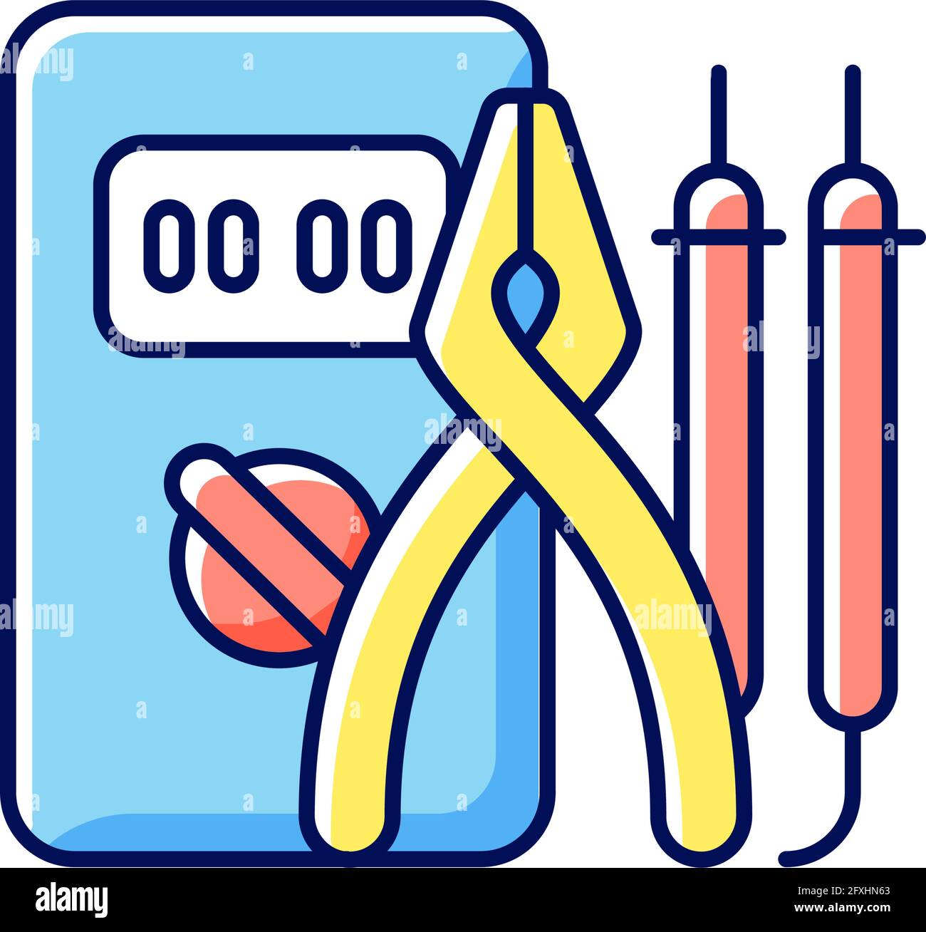 Electrician tools RGB color icon Stock Vector Image & Art - Alamy Electrician tools RGB color icon Stock Vector Image & Art - Alamy