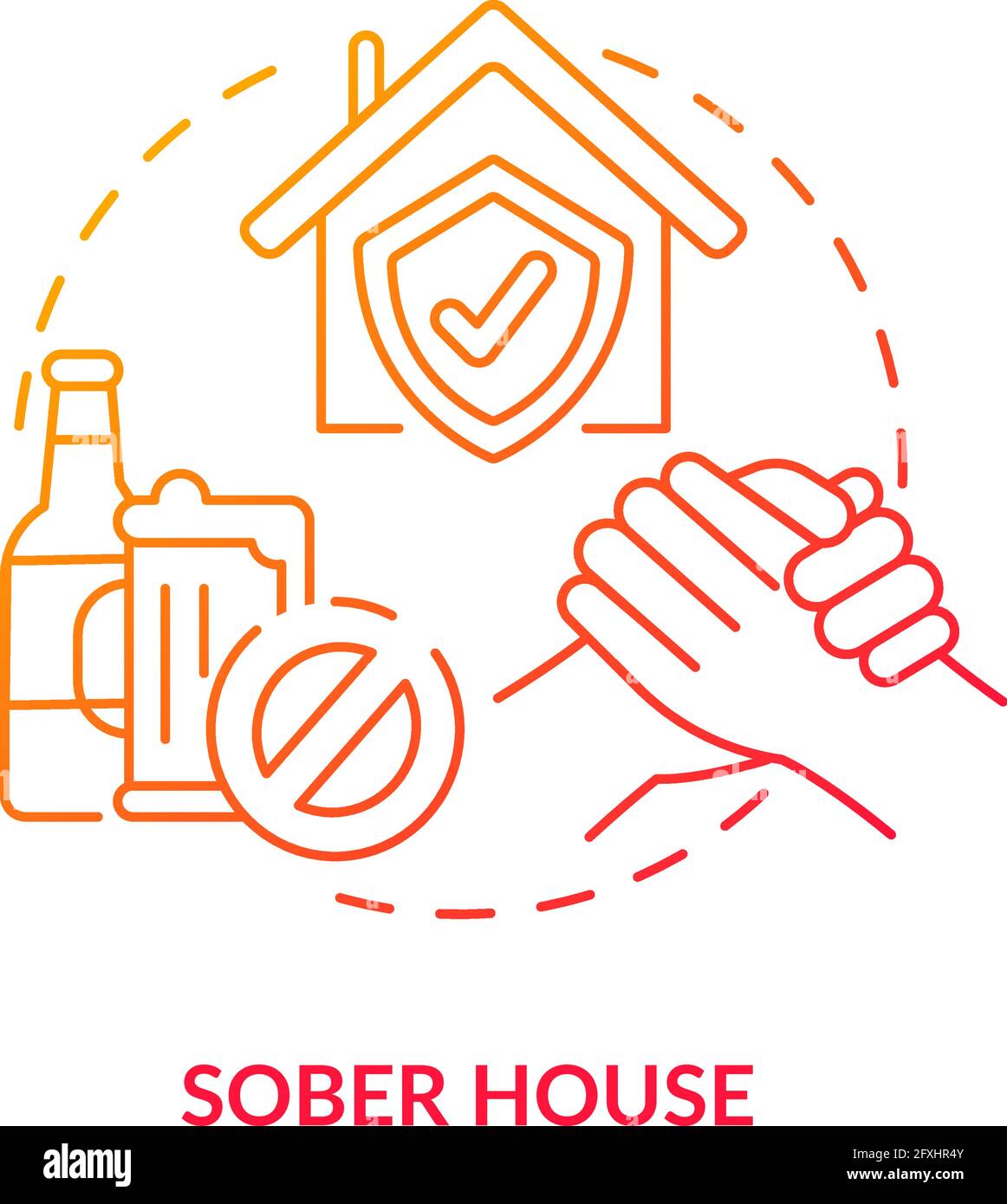 Sober living house Stock Vector Images - Alamy