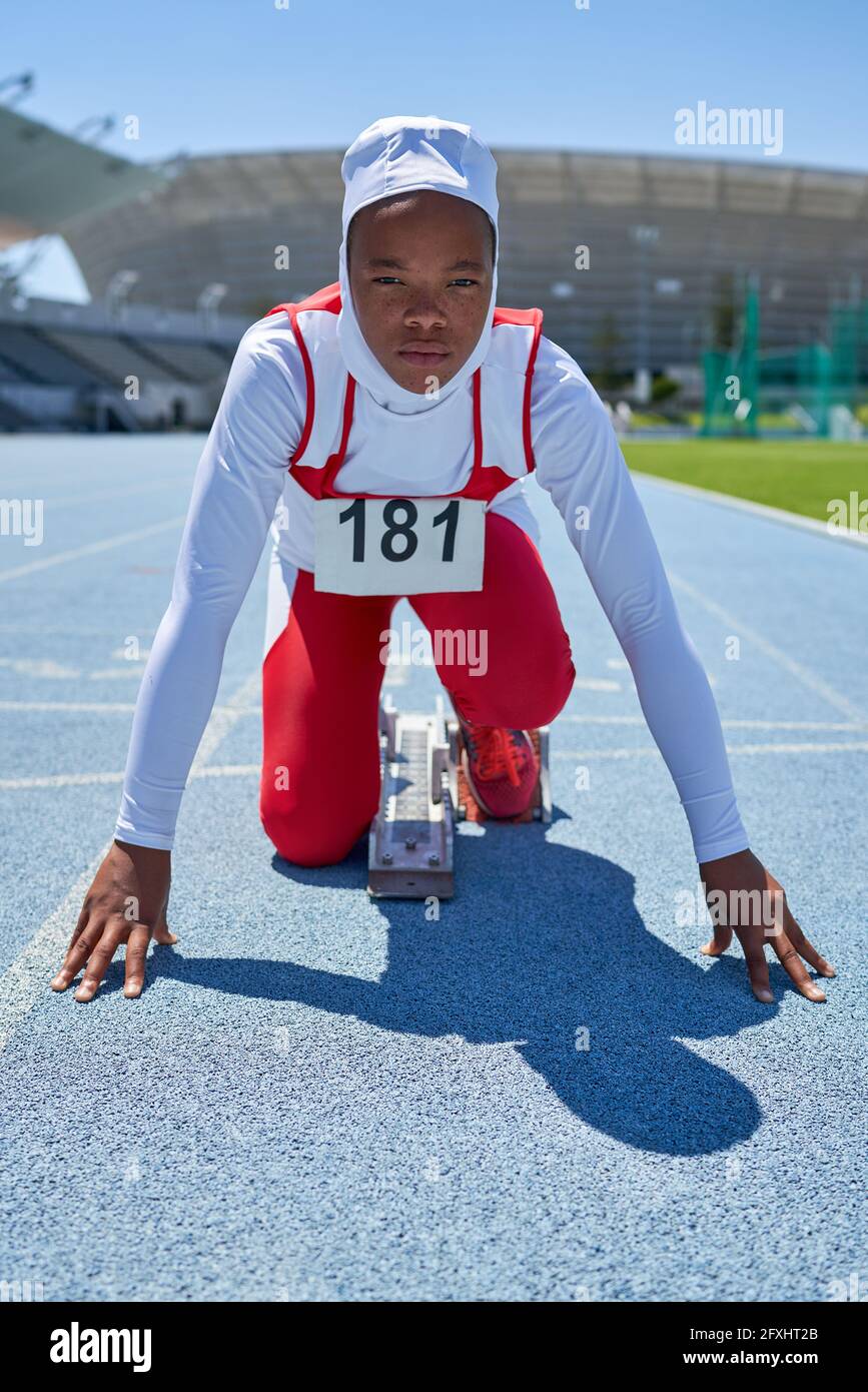 Female muslim athlete hi-res stock photography and images - Alamy